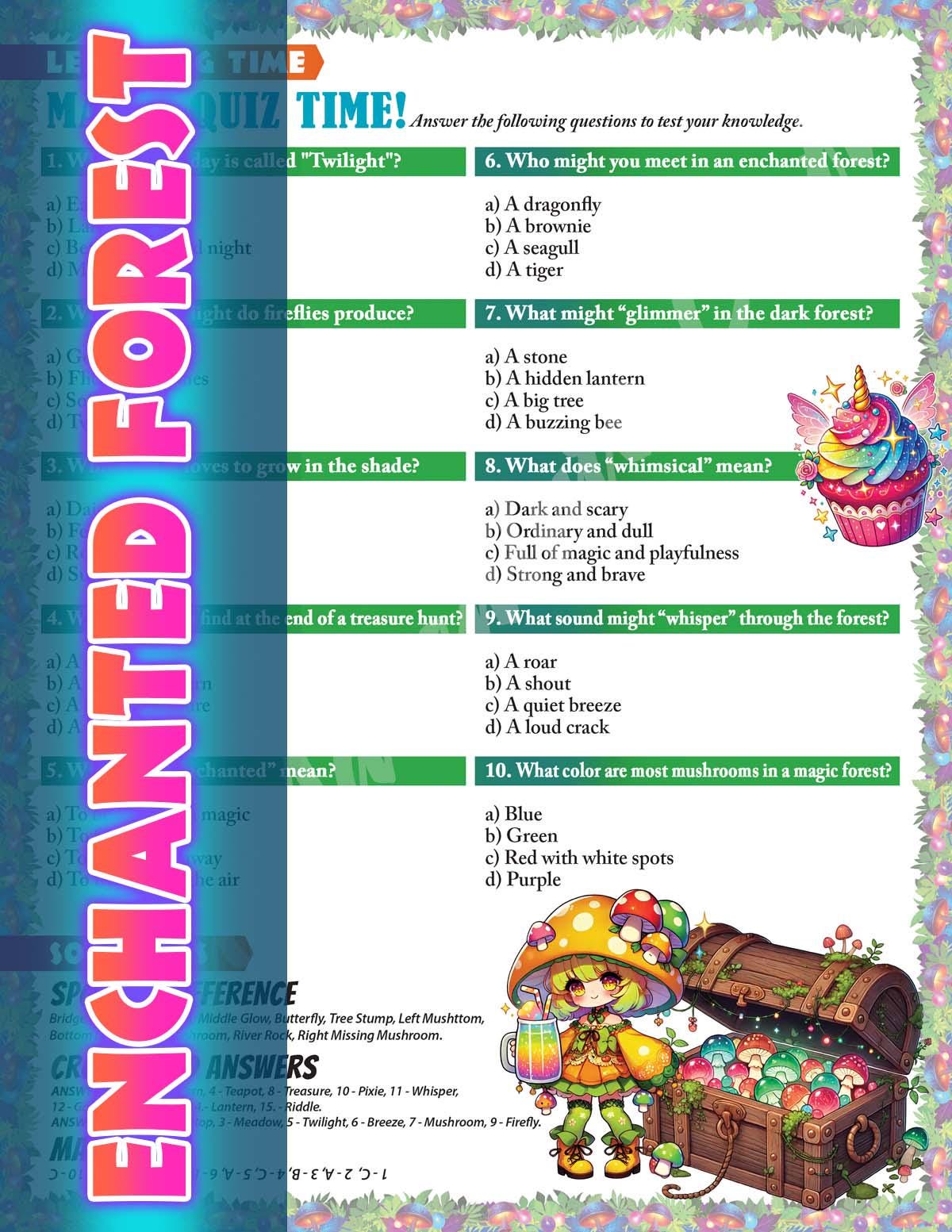 Enchanted Forest Activities! 12 Pages of Fun & Engaging Magical ...