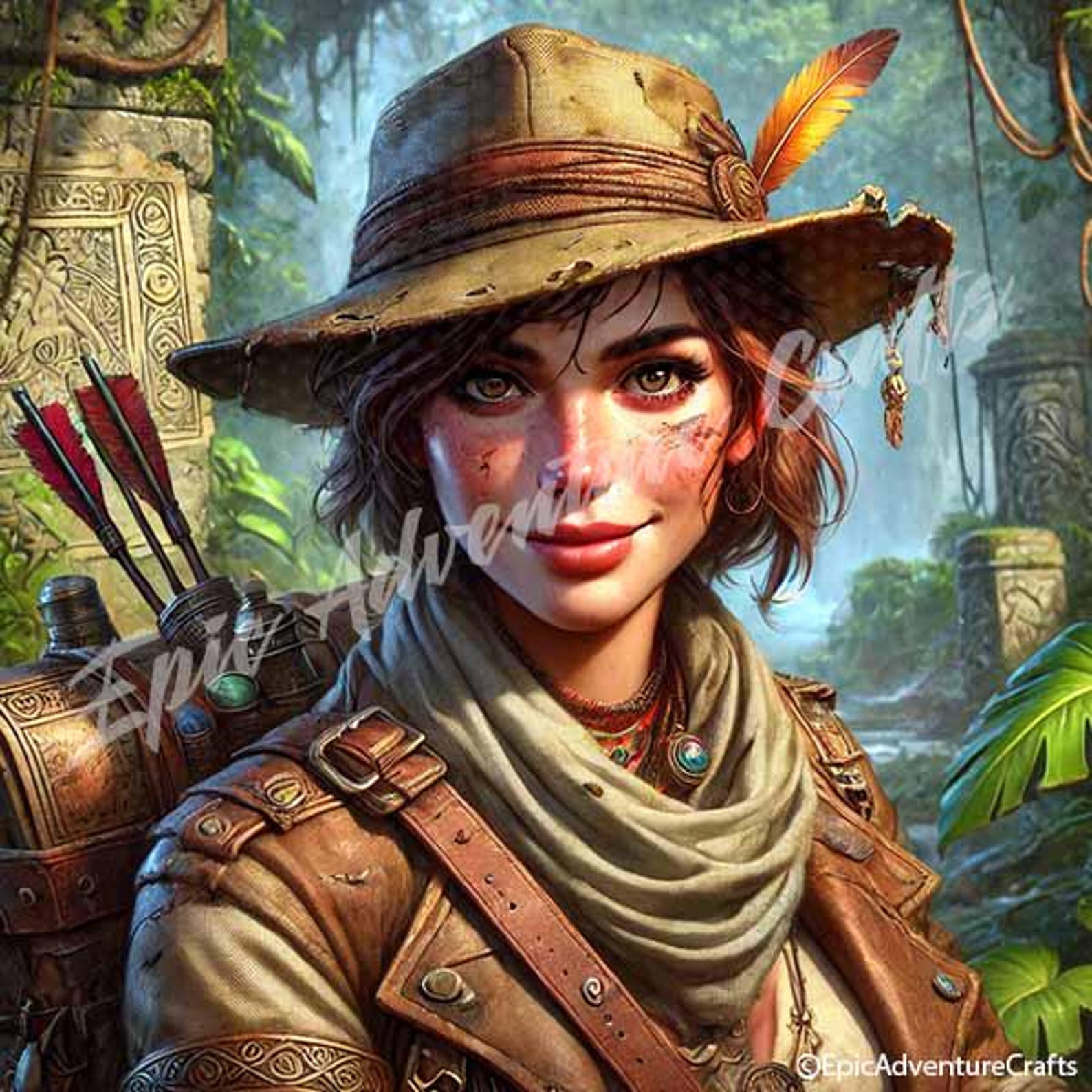 Jungle Adventure Themed Custom Character Portraits PNG Bundle for Kids ...
