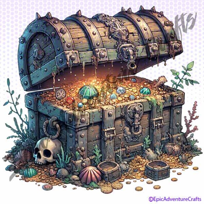 Epic Adventure Treasure Chests PNG Set for Imaginative Play | Perfect ...
