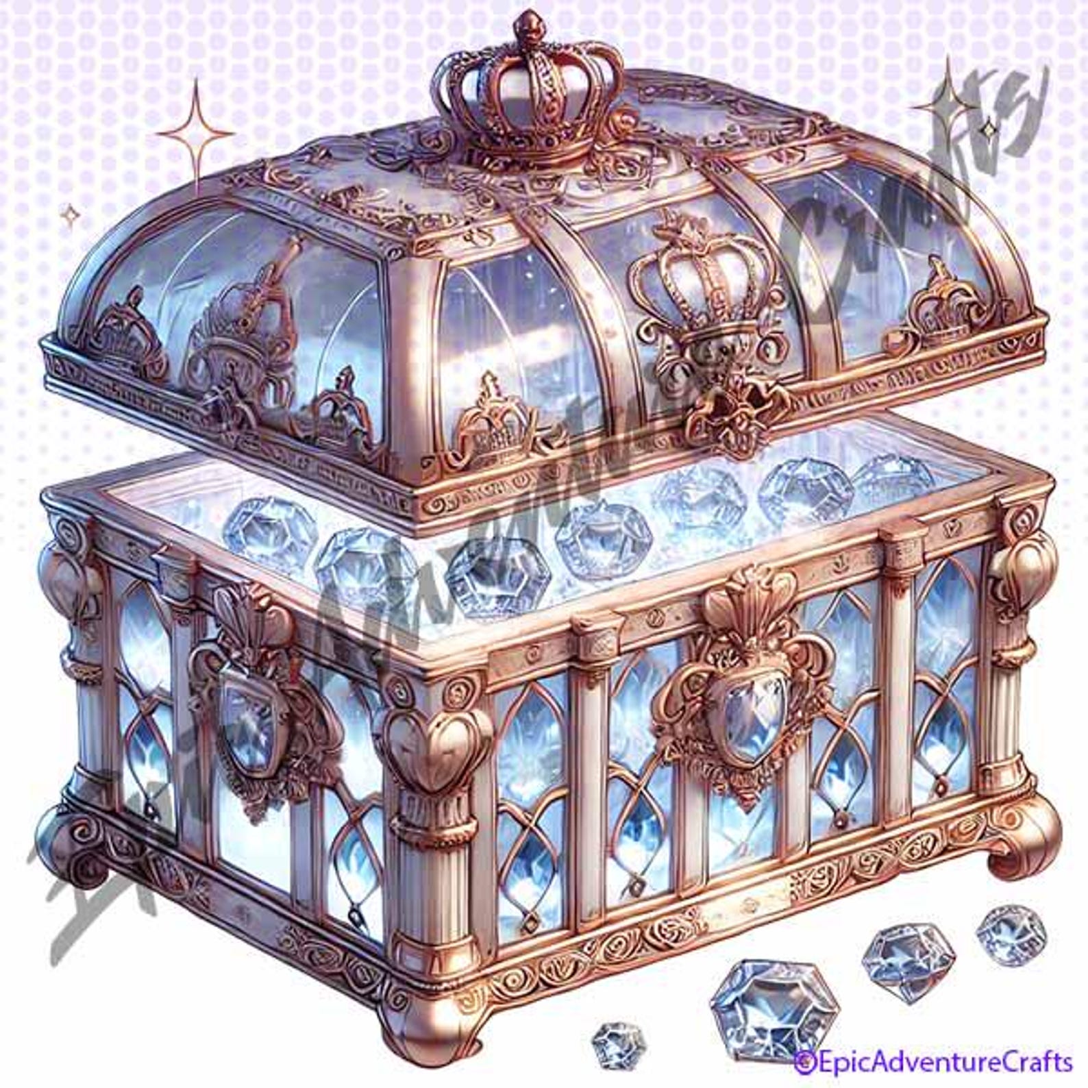 Epic Adventure Treasure Chests PNG Set for Imaginative Play | Perfect ...