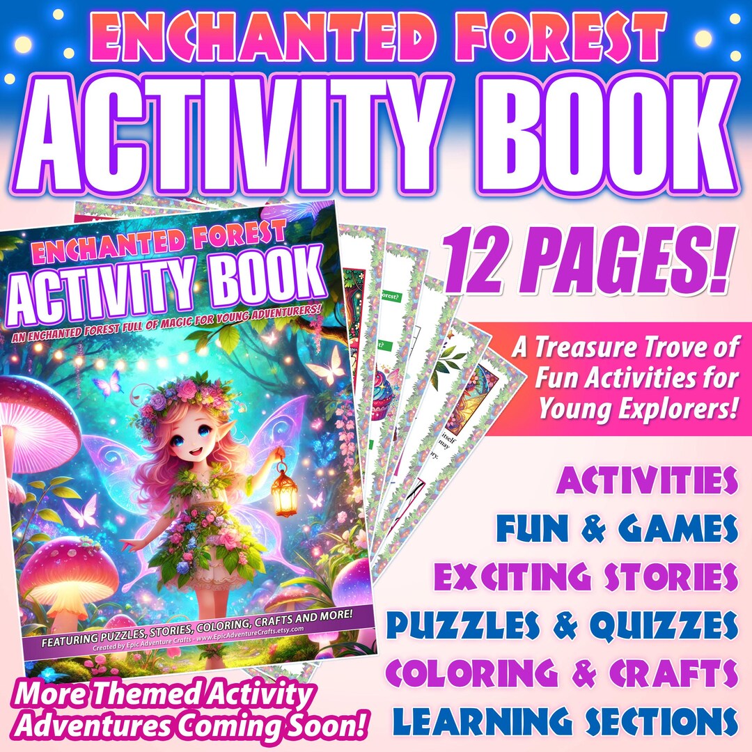Enchanted Forest Activities! 12 Pages of Fun & Engaging Magical ...