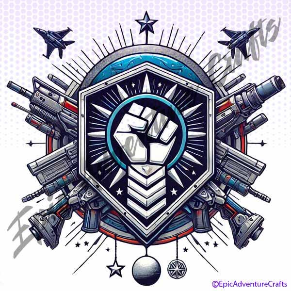 Space Adventure Faction Emblems PNG Set for Imaginative Play | Perfect ...
