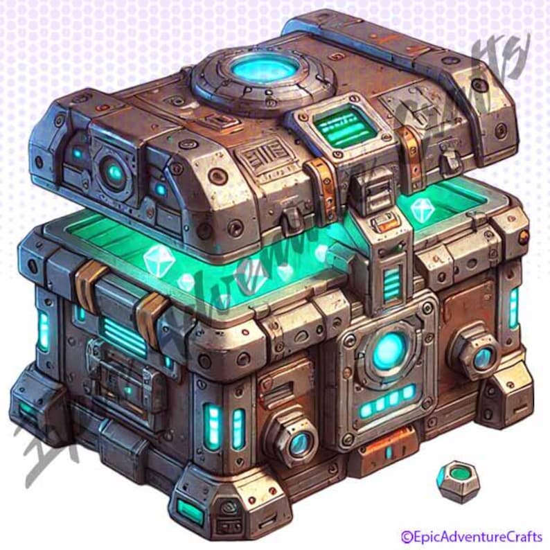 Epic Adventure Treasure Chests PNG Set for Imaginative Play | Perfect ...
