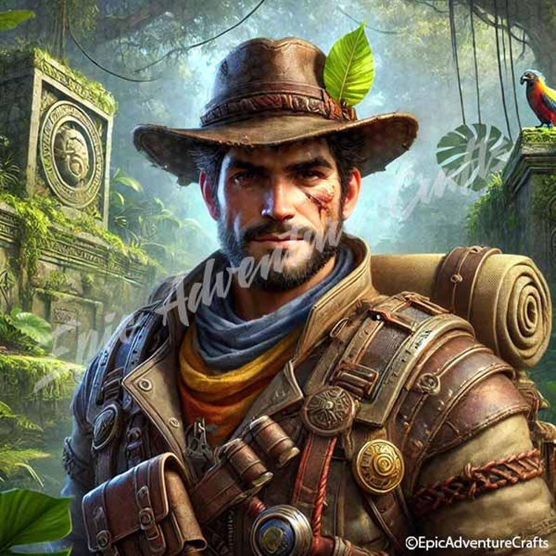 Jungle Adventure Themed Custom Character Portraits PNG Bundle for Kids ...