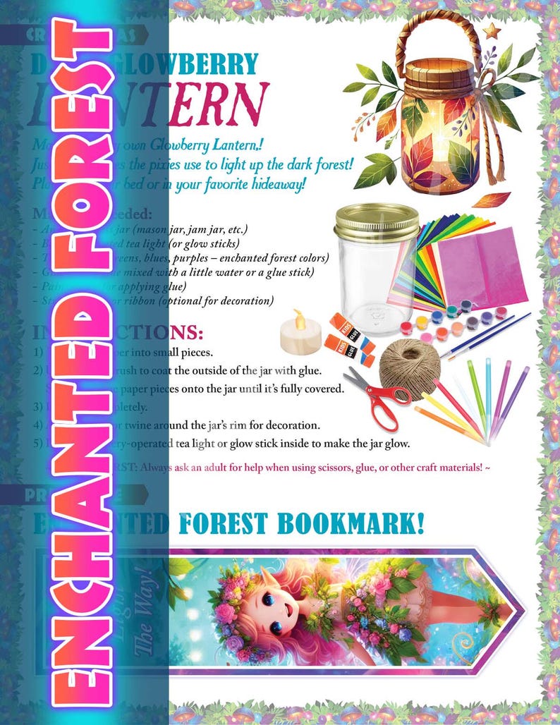 Enchanted Forest Activities! 12 Pages of Fun & Engaging Magical ...