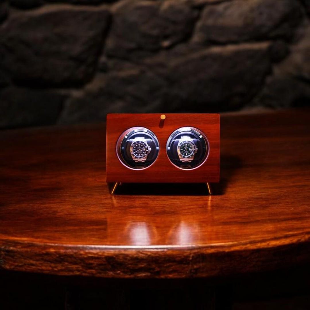Quality Premium Solid Wood Watch Winder Automatic Rotating Shaker for ...