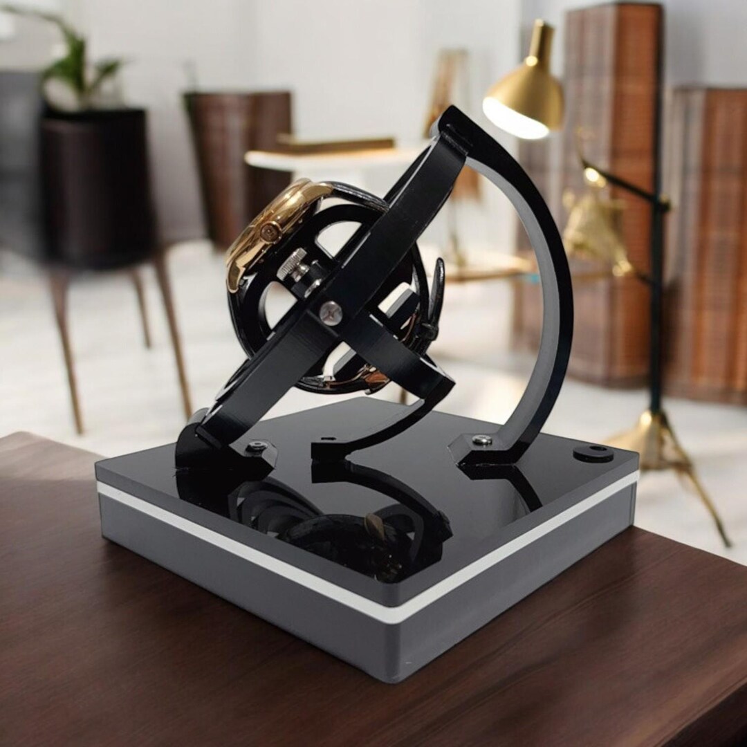 Prestige Stereoscopic Automatic Watch Winder – 360 Gyro Rotator ...