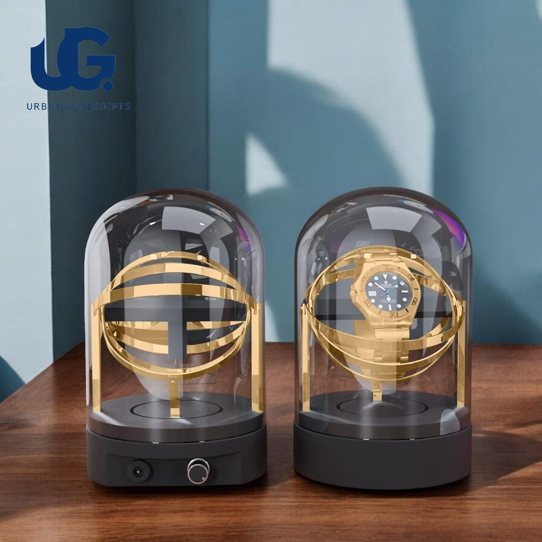 Watch Winder Box – Silent Display Gift for Rolex, AP, Patek | Free ...