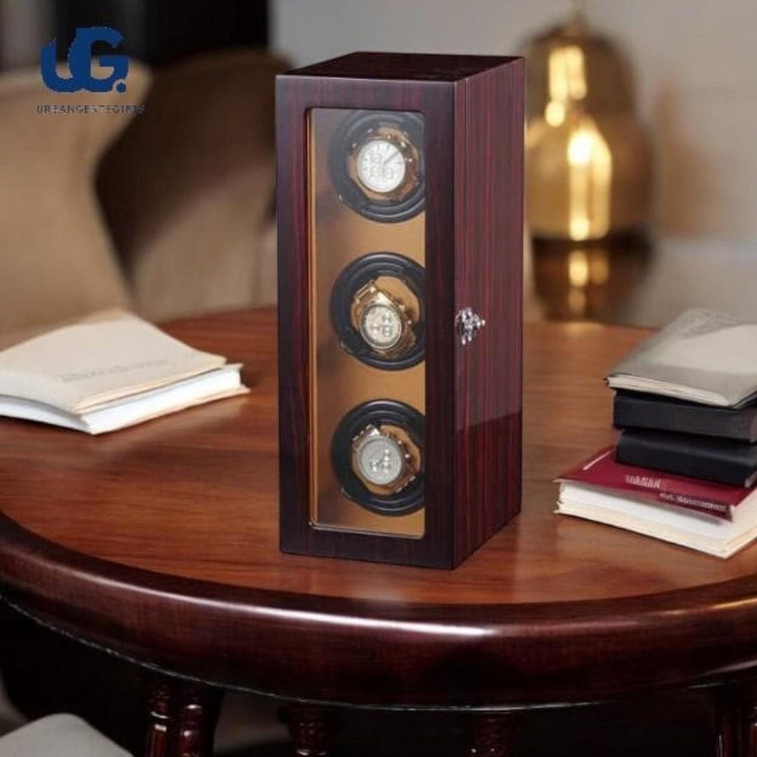 Luxury Watch Winder Box – Silent Display Case for Rolex, Patek, Richard ...
