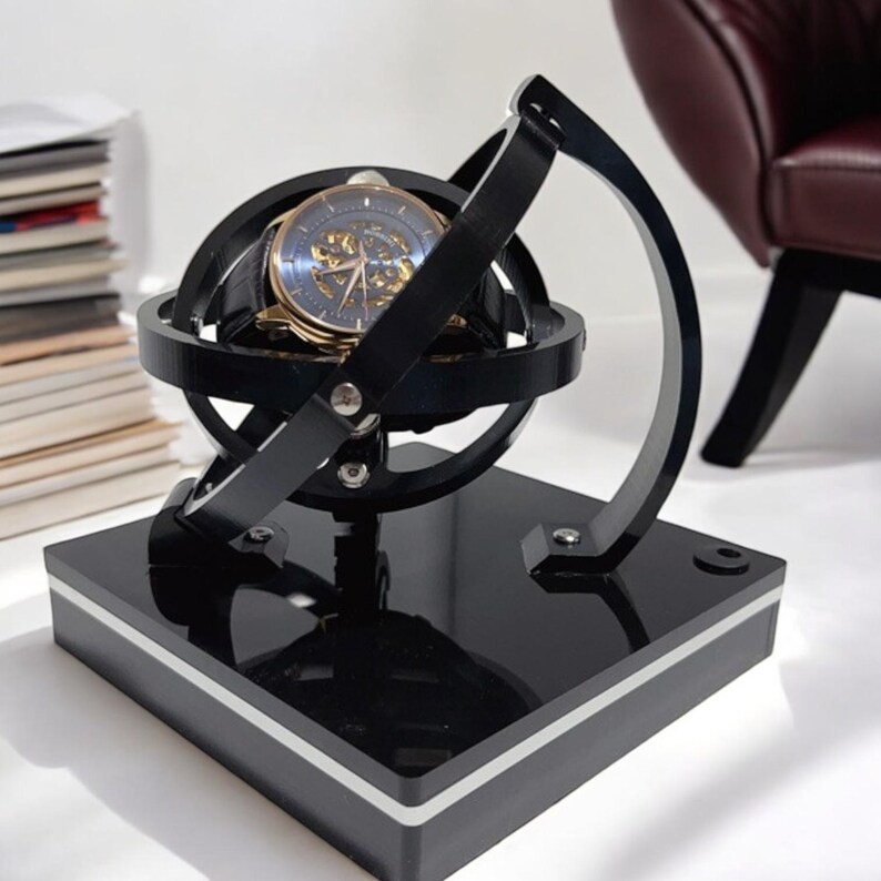 Prestige Stereoscopic Automatic Watch Winder – 360 Gyro Rotator ...