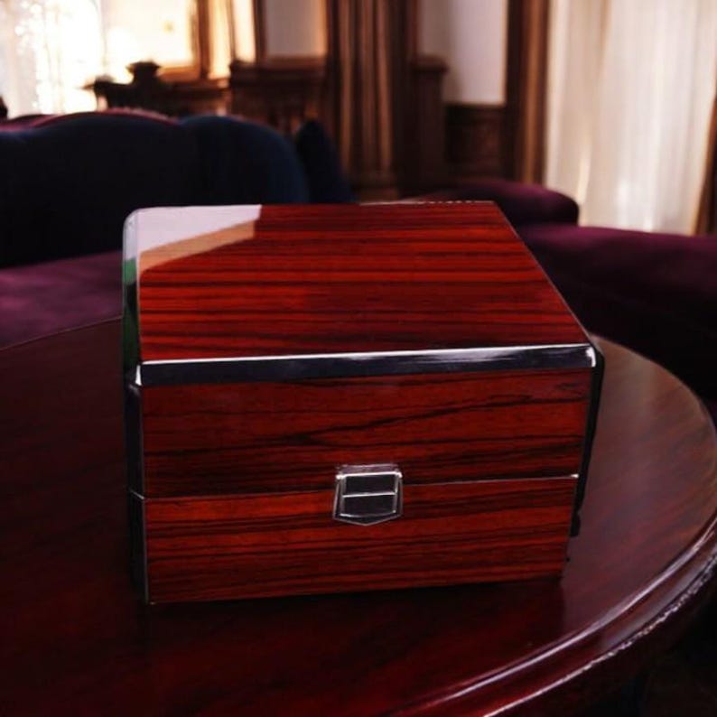 Elegant Custom Logo Watch Box - PU Leather Gift Packaging for Watches ...