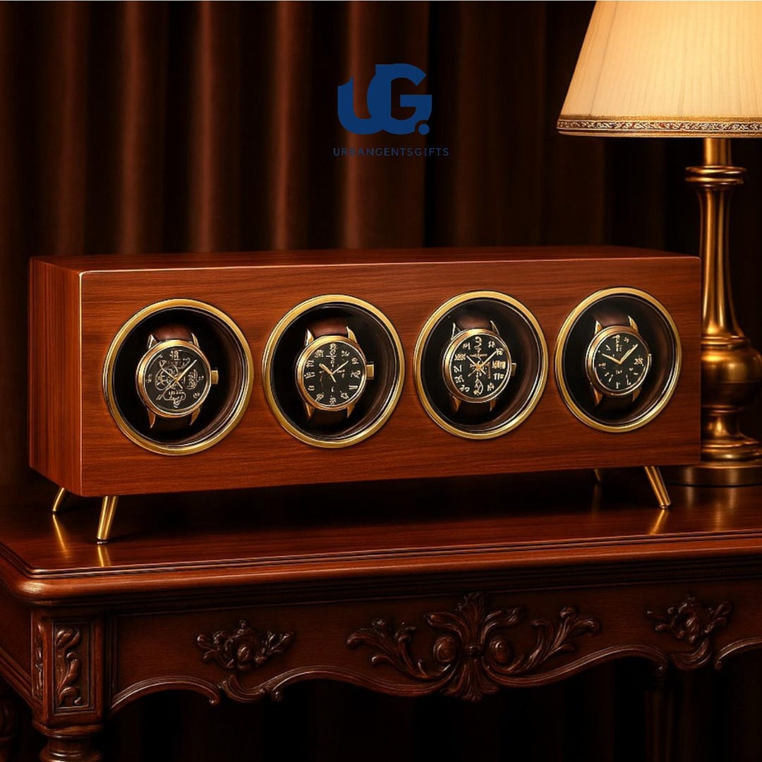 Solid Wood Watch Winder – Silent Automatic Rotator - Etsy