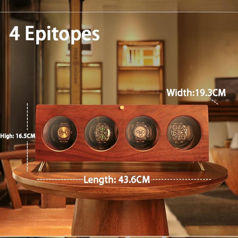Royal Oak Wood Watch Winder: Automatic Rotating Display Case - Etsy