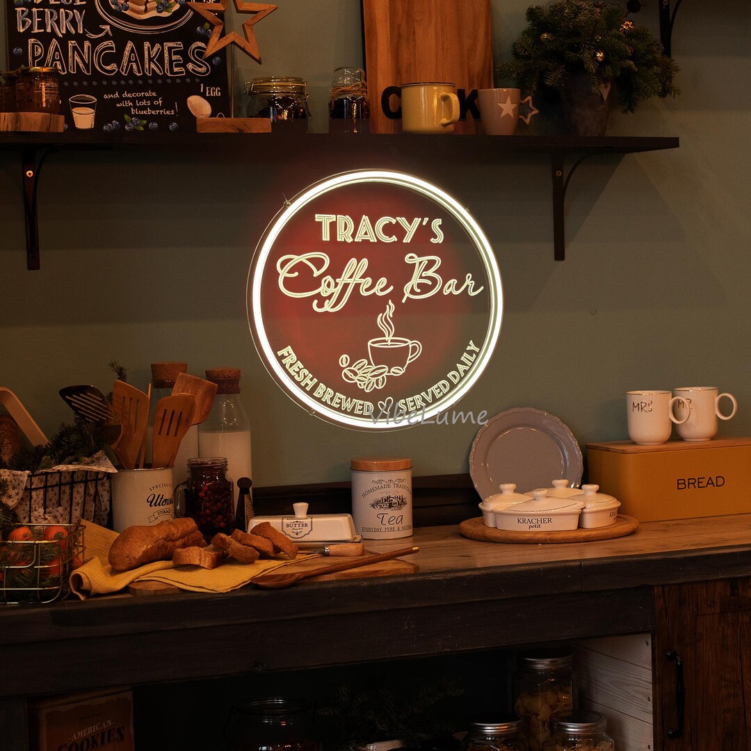 Personalized Coffee Neon Sign,led Coffee Shop Sign,café Decor,custom ...