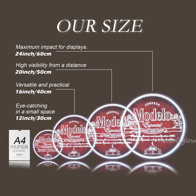 Custom Modelo Especial Neon Sign - Personalized Beer Bar Light for Man ...