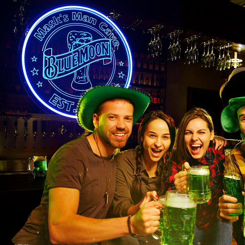 Man in the Moon Sign - Etsy