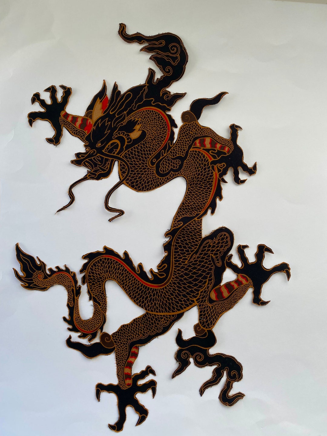 Jacket Embellishment Dragon Applique - Etsy