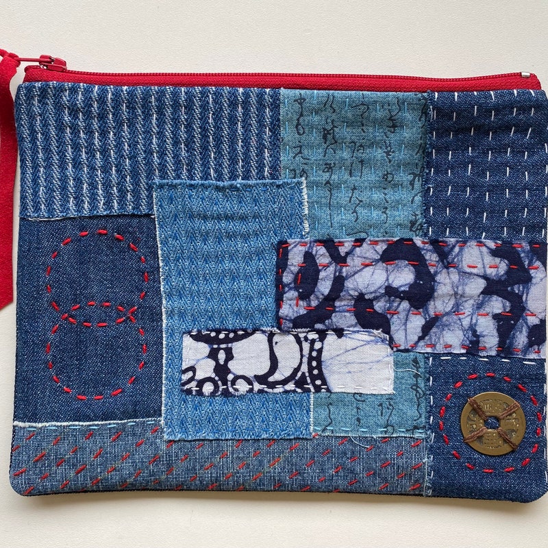 Denim Pouch - Etsy