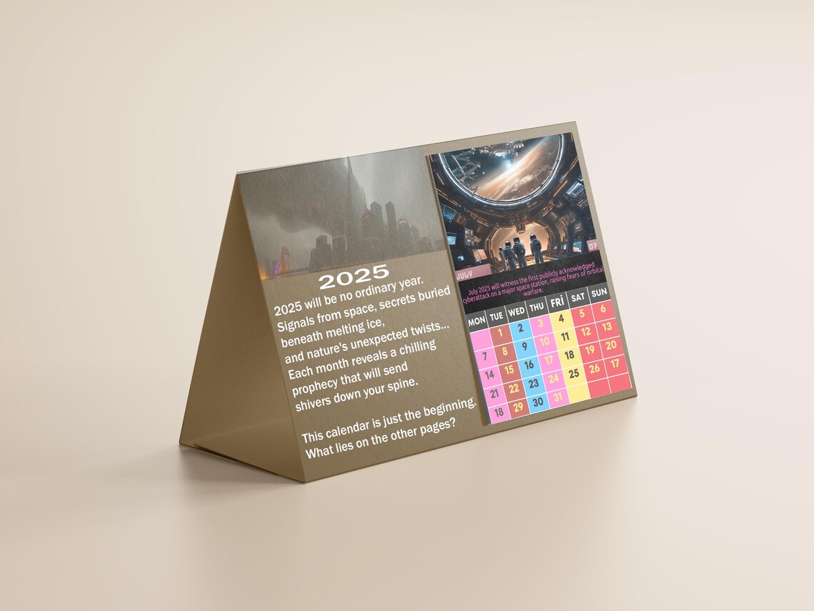 Prophecy 2025 Calendar Template Editable Prophecy Calendar in 8 ...