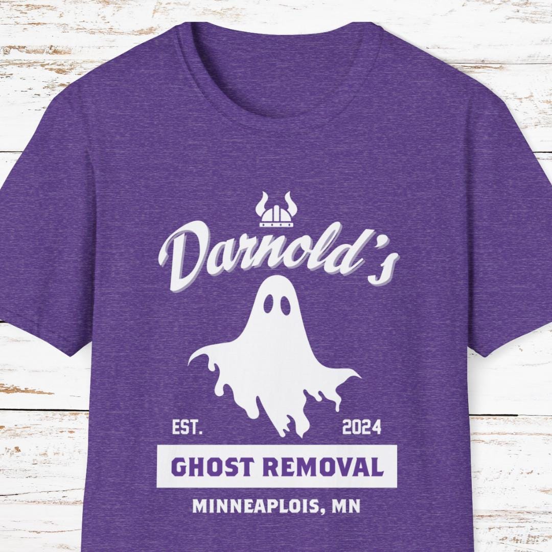 Minnesota Vikings Sam Darnold Ghost Removal Funny Minnesota NFL ...