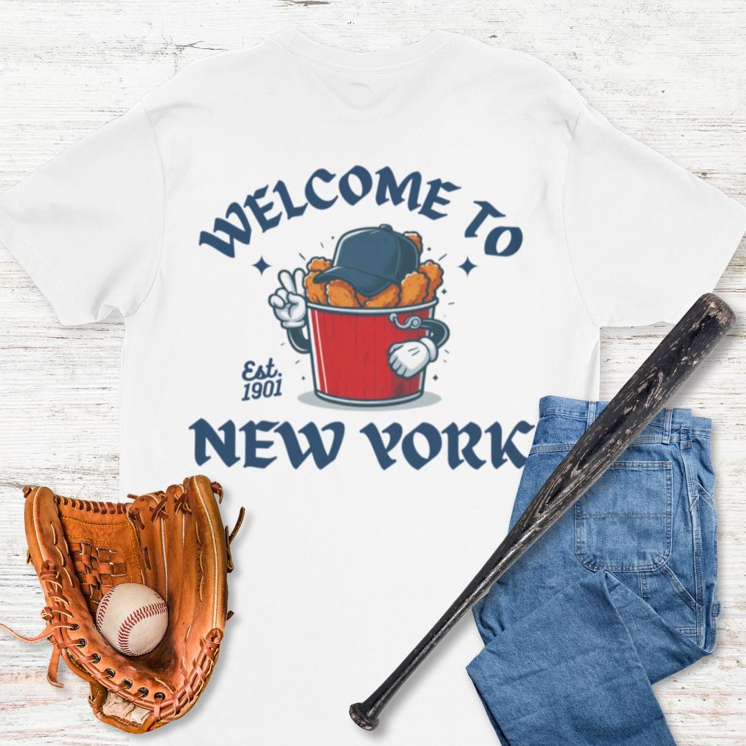 New York Yankees Shirt, Yankee Stadium Chicken Buckets Graphic Tee ...