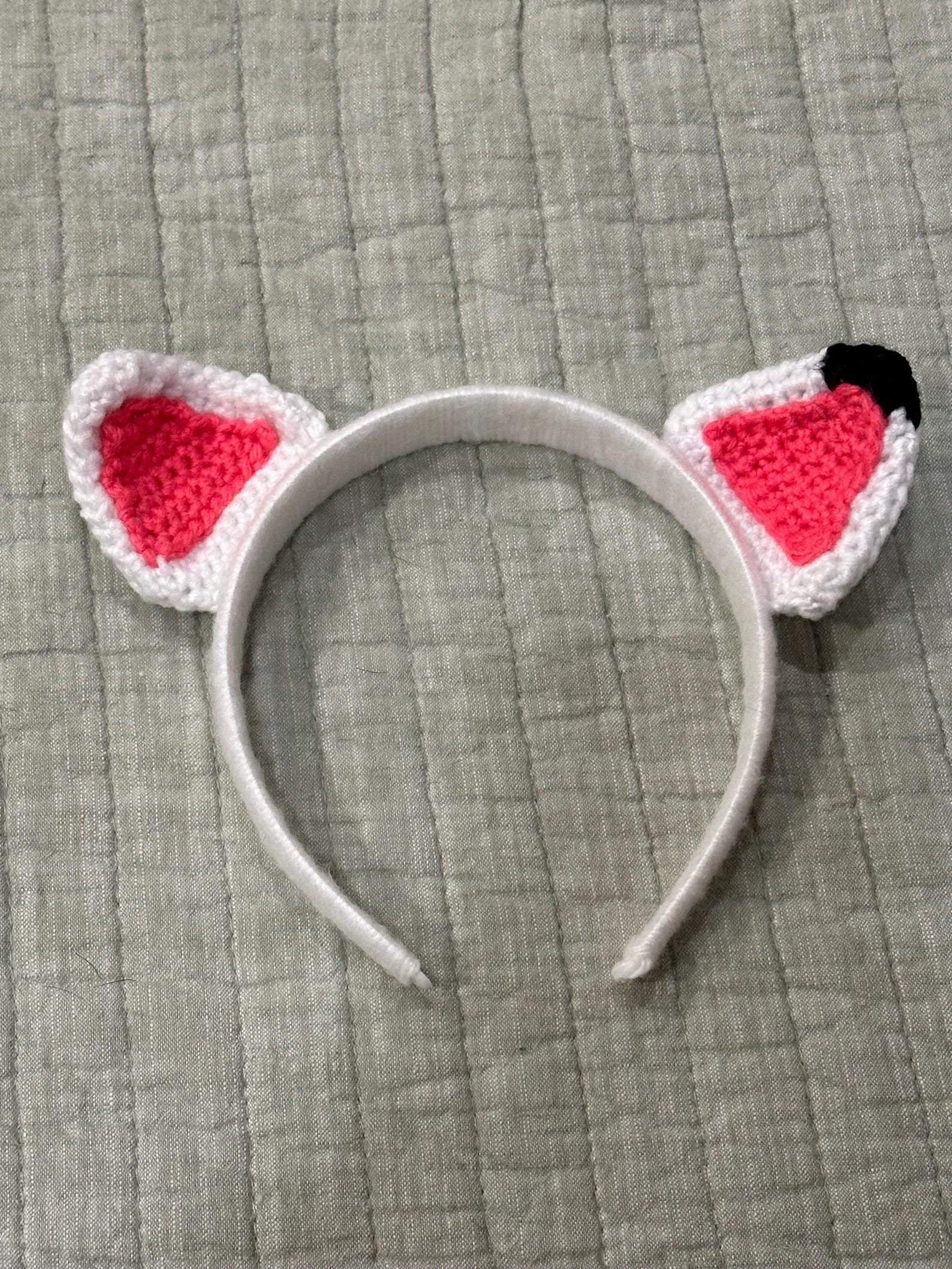 Gabby’s Dollhouse Inspired Gabby/pandy Paws Kitty Cat Ears Crocheted ...