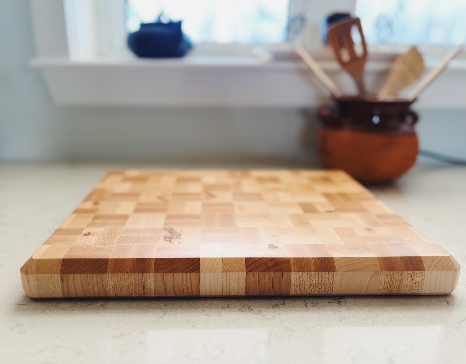 Maple End Grain Cutting Board - Etsy