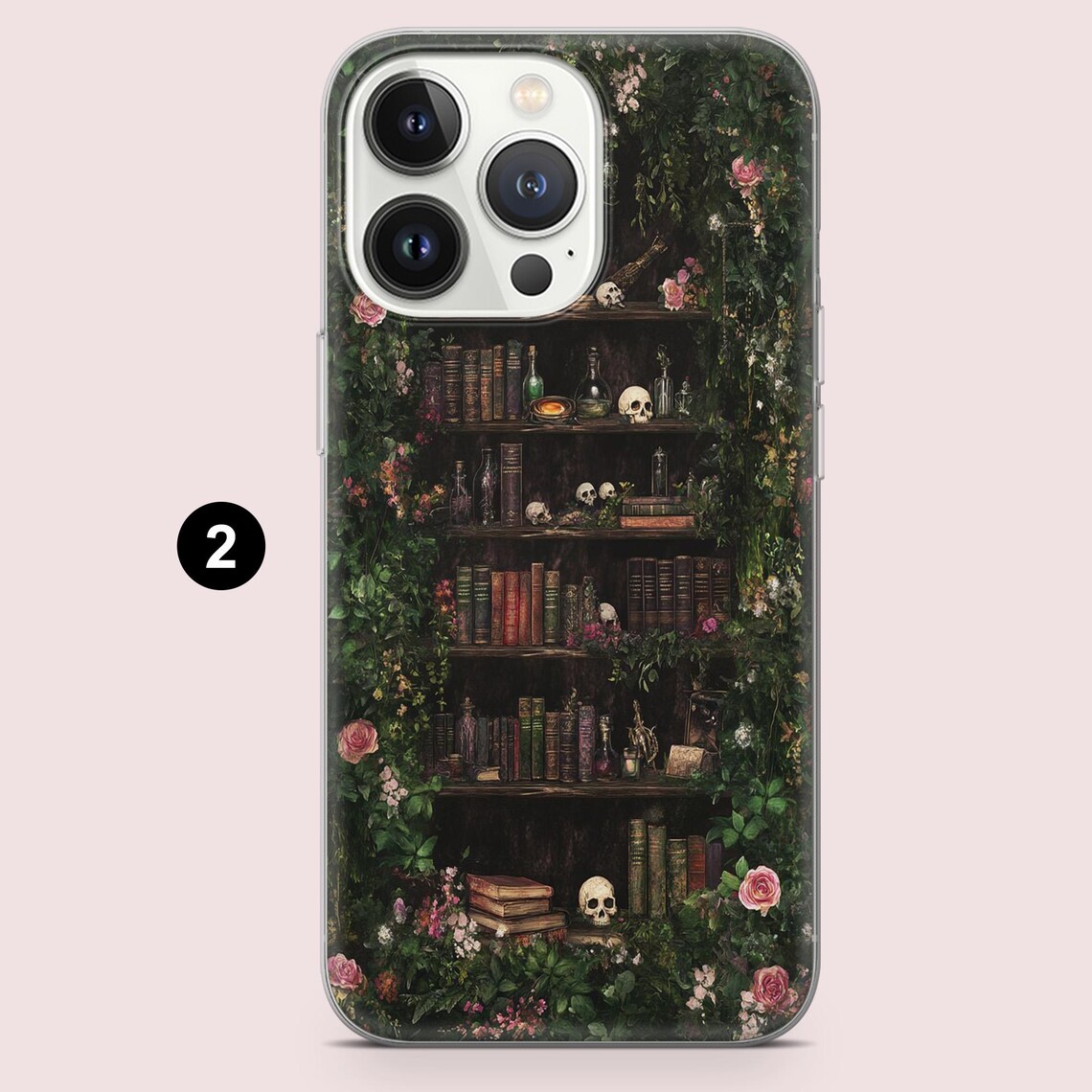 Bookshelf Phone Case Library Art Wooden Furniture Cover for iPhone 16 ...
