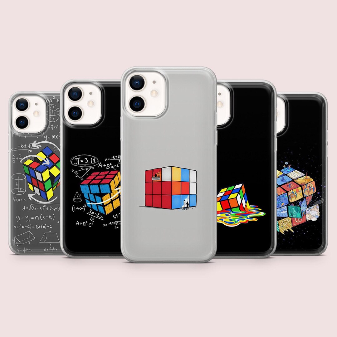 Rubiks Cube Phone Case Logic Puzzle Toy Challenge Cover for iPhone 16 ...