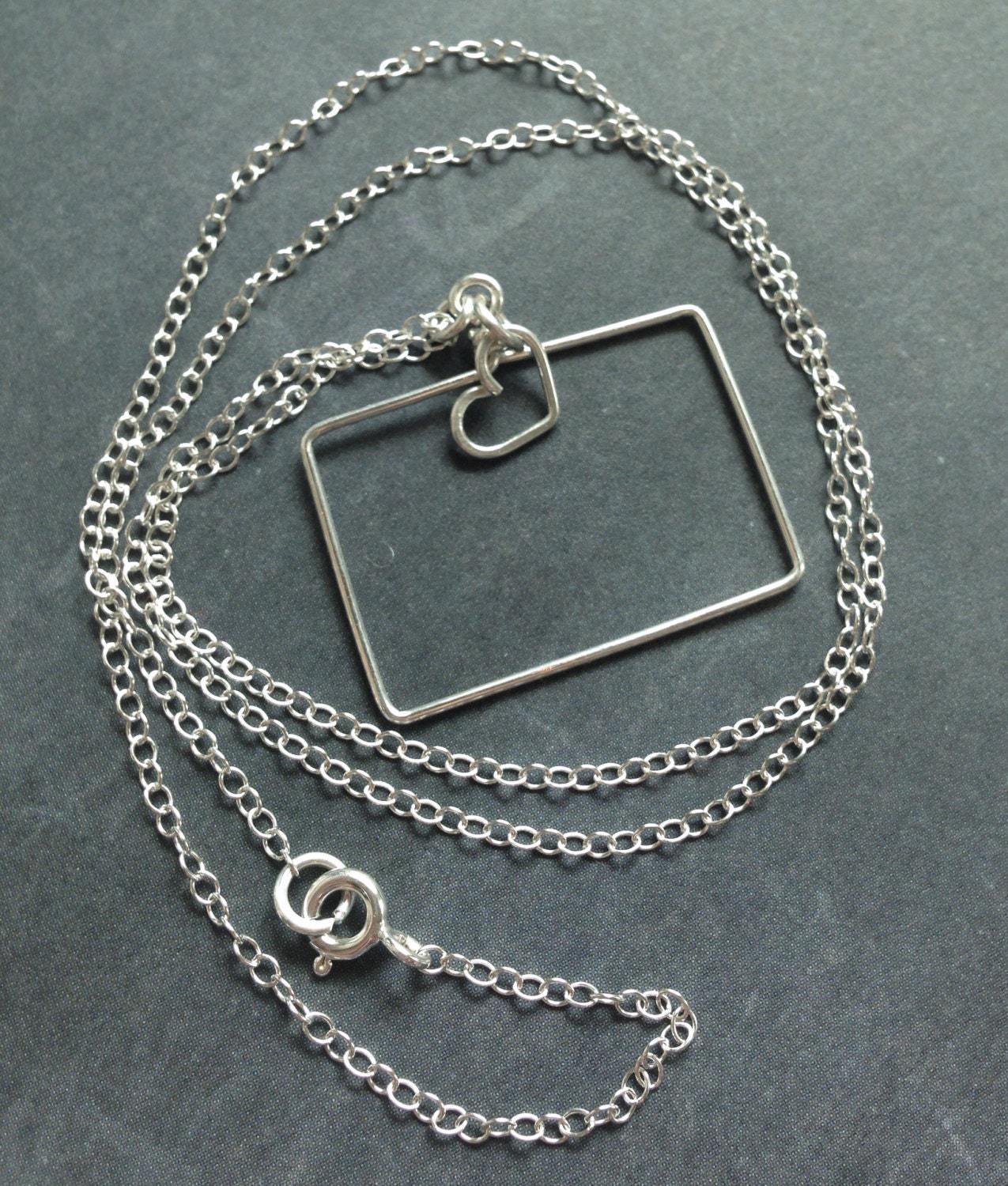 Colorado Necklace Colorado State Necklace Home State - Etsy