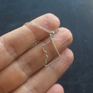 Washington DC Necklace - DC Necklace - District of Columbia Necklace ...