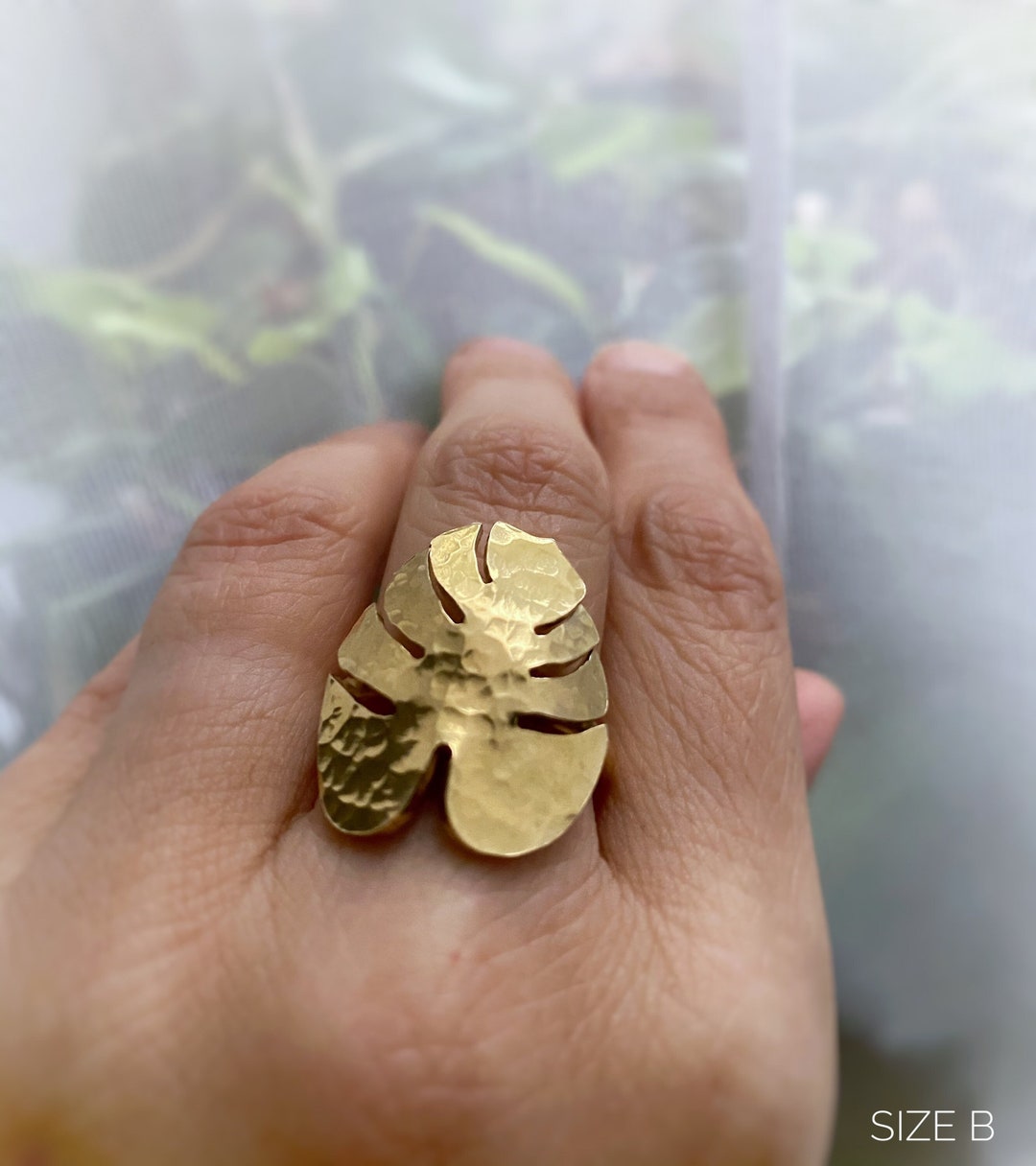 Monstera Leaf Ring - Monstera Lovers Ring - Monstera Ring - Beautiful ...