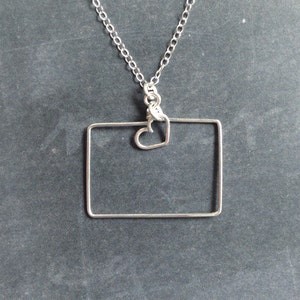 Colorado Necklace - Colorado State Necklace - Home State Necklace ...