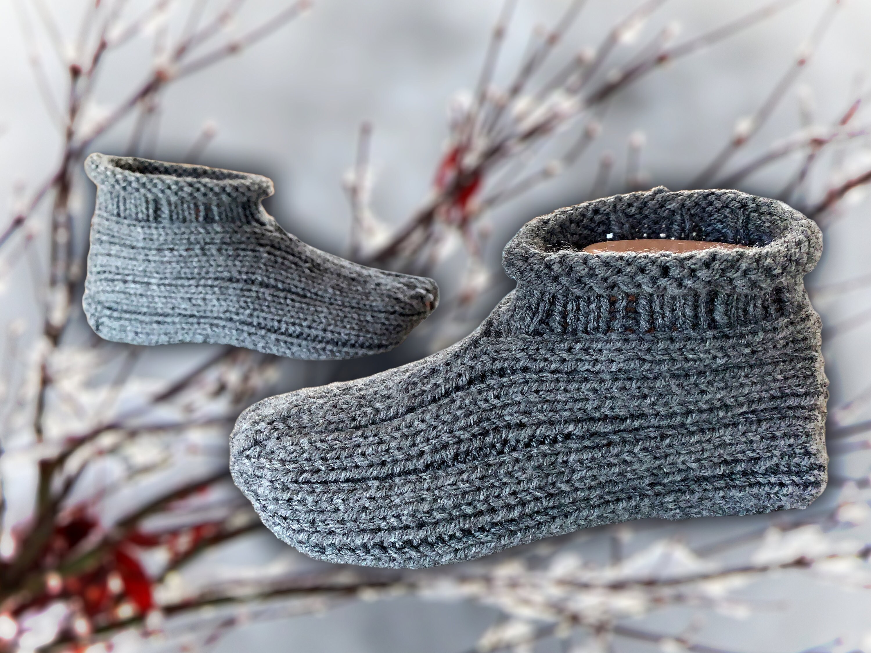 Eight Slipper Styles to Knit - 8 Adult Slipper Pattern Collection ...