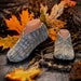 Knitting Pattern - How to Knit Adult Bootie Slippers Pattern With Full ...