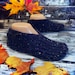 Knitting Pattern - How to Knit Adult Bootie Slippers Pattern With Full ...