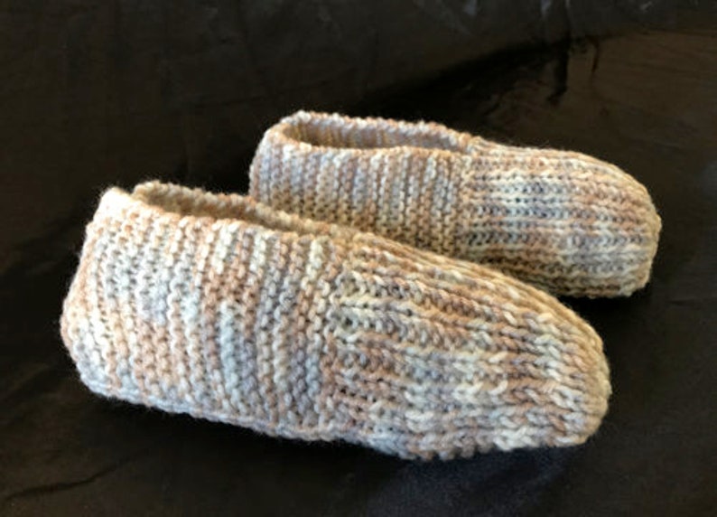 Custom Made Hand Knit Slippers for Adults FREE Shipping | Etsy