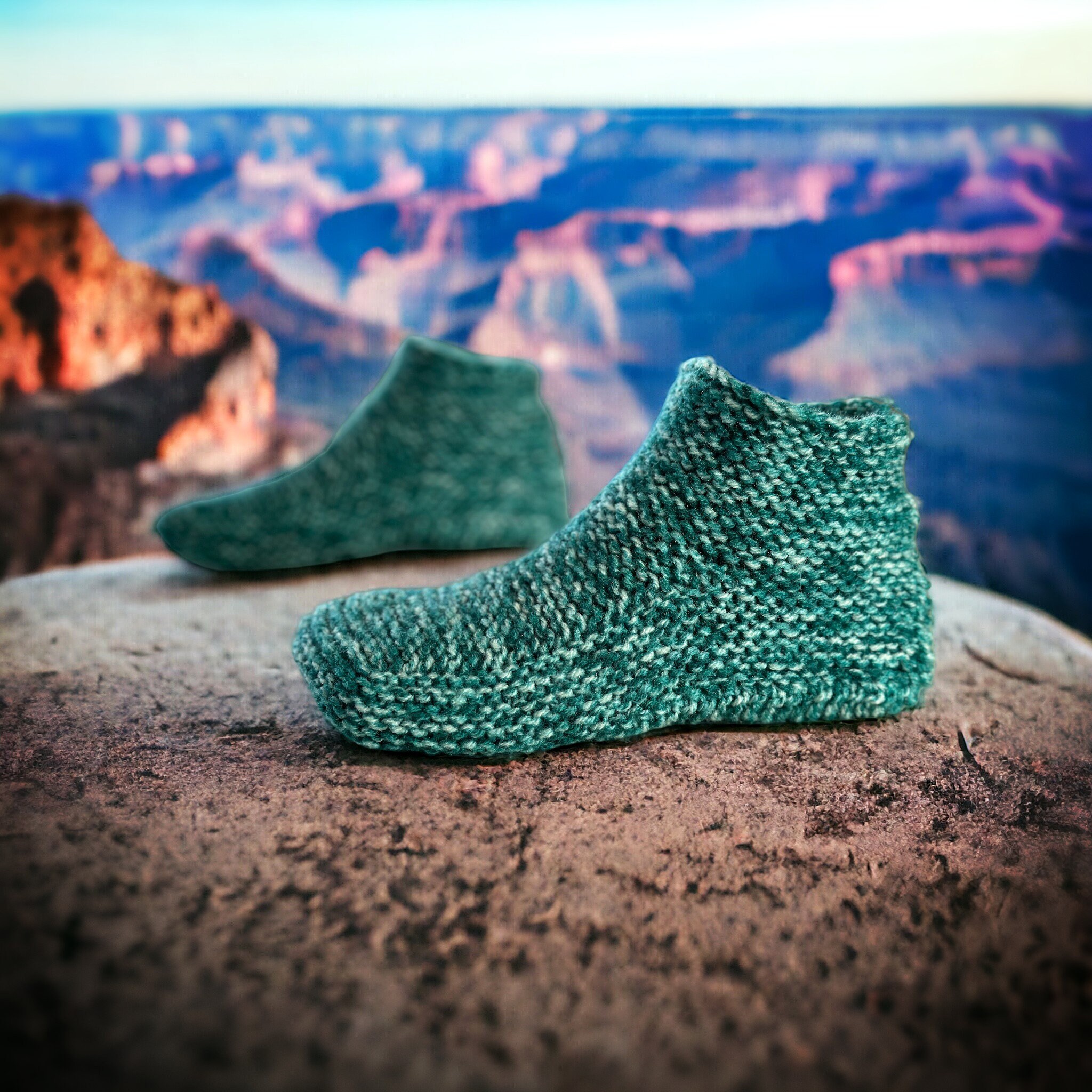 Knit Slippers for Women and Men - Custom Hand Knit Slipper Socks ...