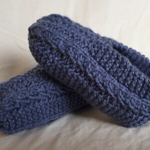 Knitting Pattern - Cable Knit Slippers Tutorial - Knitting Pattern for ...