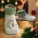 Knitting Pattern - Knitted Cable Owl Slippers With a Cuff - Moccasin ...