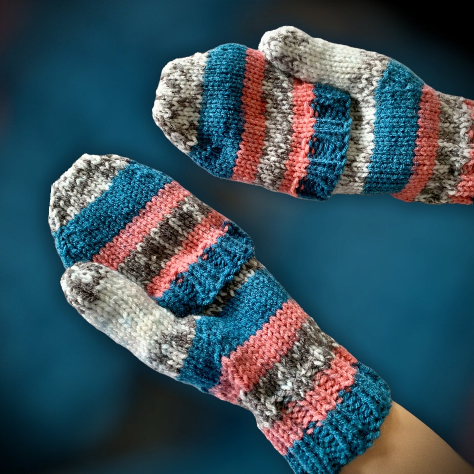 Knitting Pattern - Flip Mitts - Fingerless Gloves - Granny Gloves ...