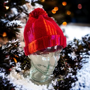 Knitting Pattern - Toque, Touque, Tuque or Beanie Winter Hat, Stripes ...