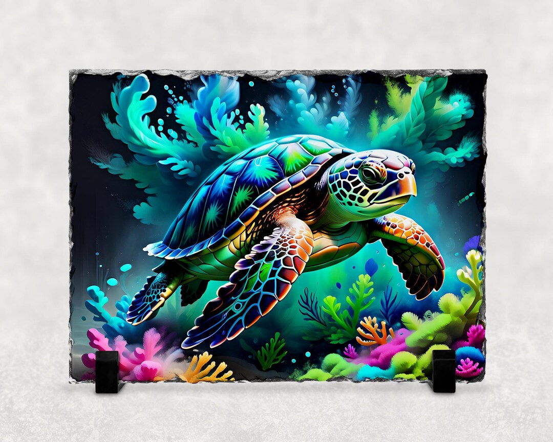Sea Turtle Slates Photo Slates 5x7 - Etsy