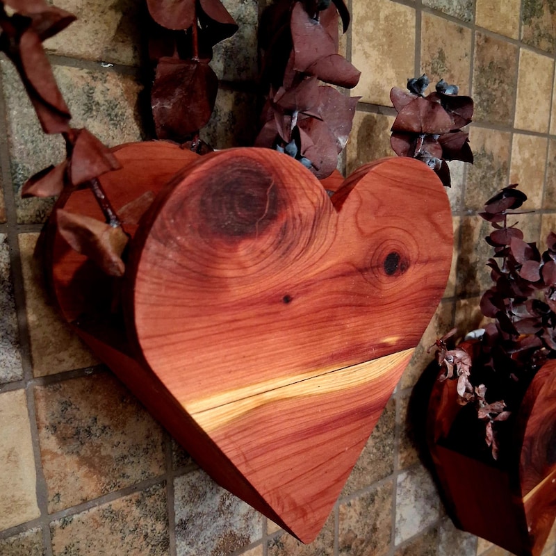 Wall Pocket Vase Heart - Etsy