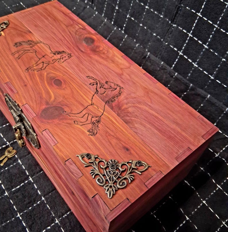 Personalized is Included in Price Horse & Equestrian Keepsake Box . Urn ...