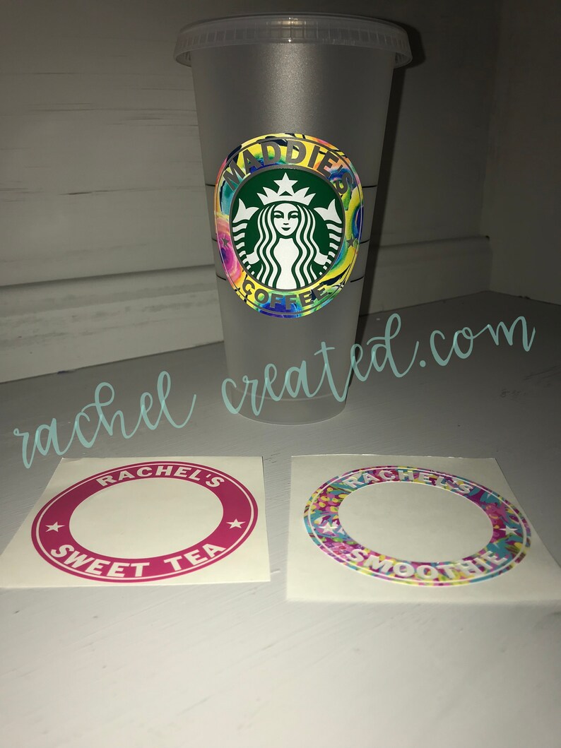Reusable Cold Cup Decal FREE SHIPPING | Etsy
