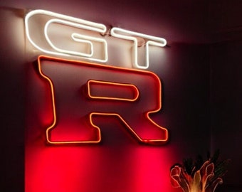 GTR Car Logo Sign Neon Sign / Led Neonsign / Custom Neon Sign / Neon ...