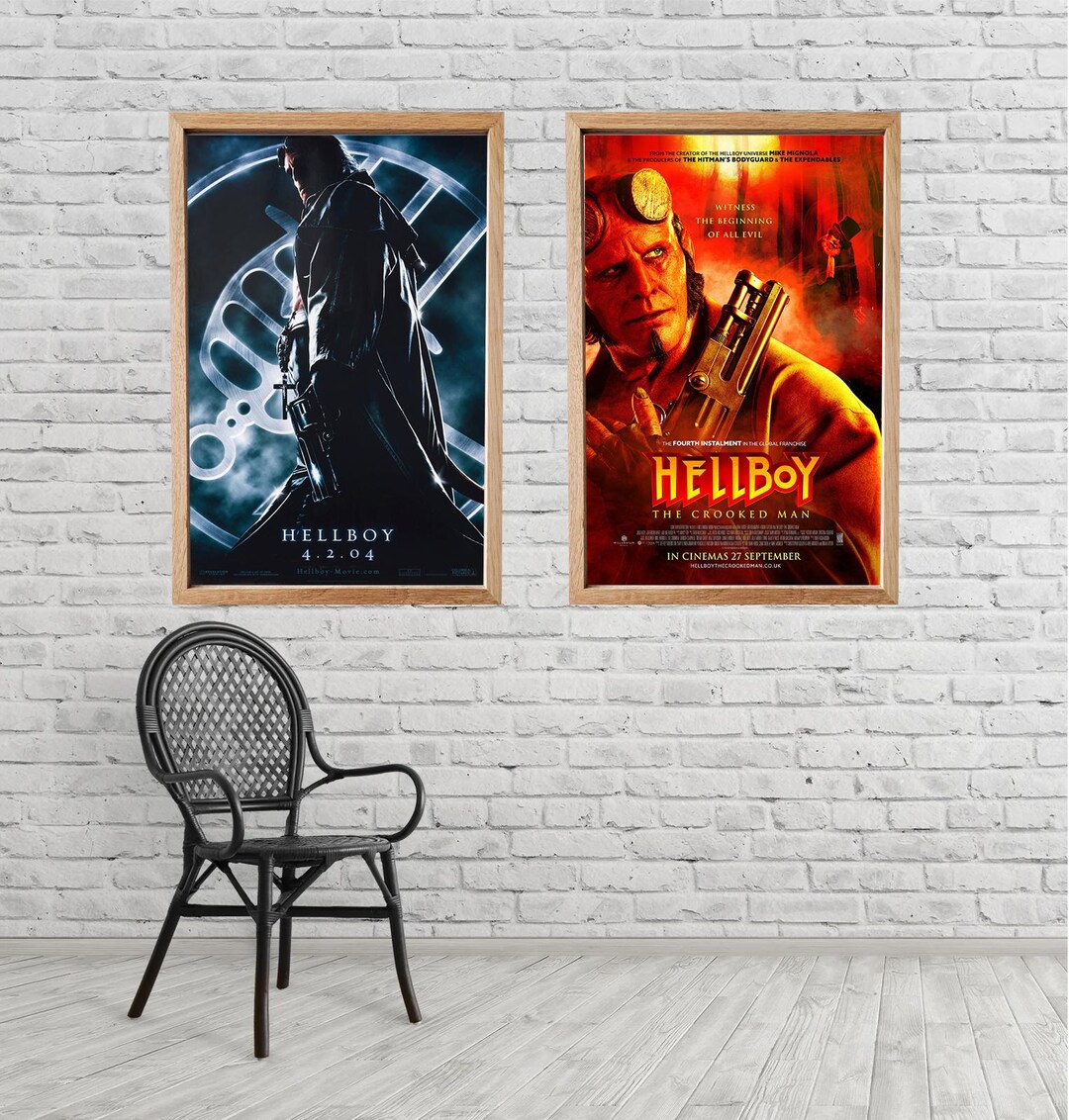 BUY 2 GET 1 FREE Hellboy Movie Poster Film Plakat Print Wallpaper ...