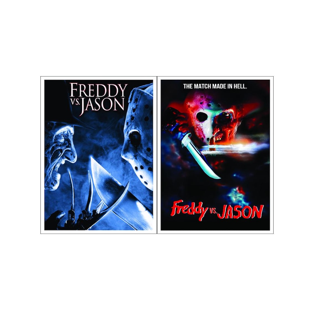 BUY 2 GET 1 FREE Freddy Vs Jason Movie Poster Film Plakat Print ...