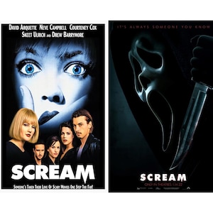 BUY 2 GET 1 FREE Scream Movie Poster Film Plakat Print Wallpaper ...